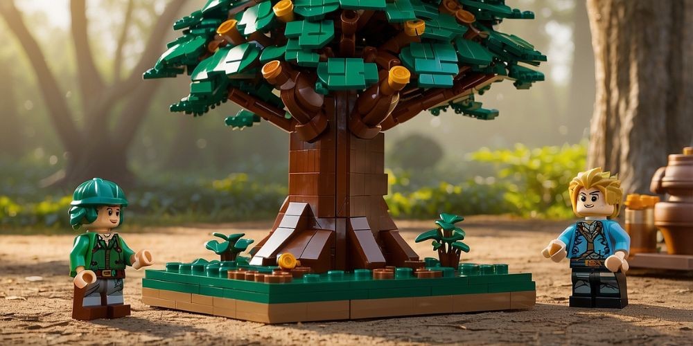 Building Nostalgia: The Great Deku Tree LEGO Set Unites The Legend of ...